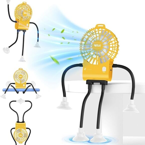 Other | New 2 In 1 Rechargeable Portable Adjustable Fan And Phone Stand ...